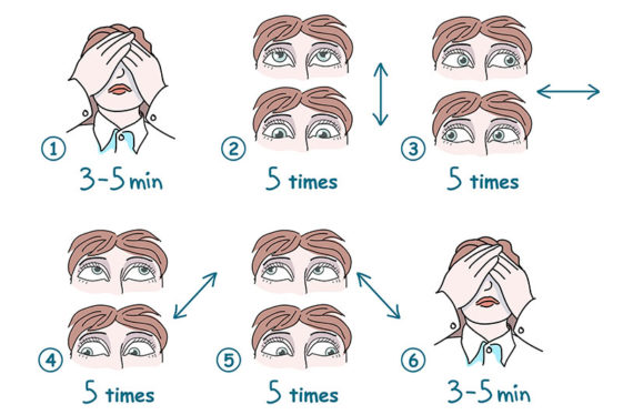 10 Simple and Relaxing Exercises for Your Eyes - Factspedia